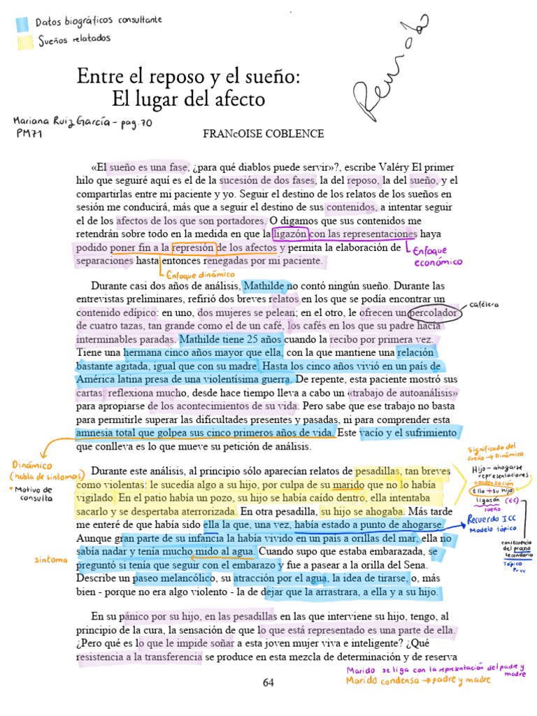 El-sueno-y-la-sesion-pdf | PDF | Sueño | Sicología