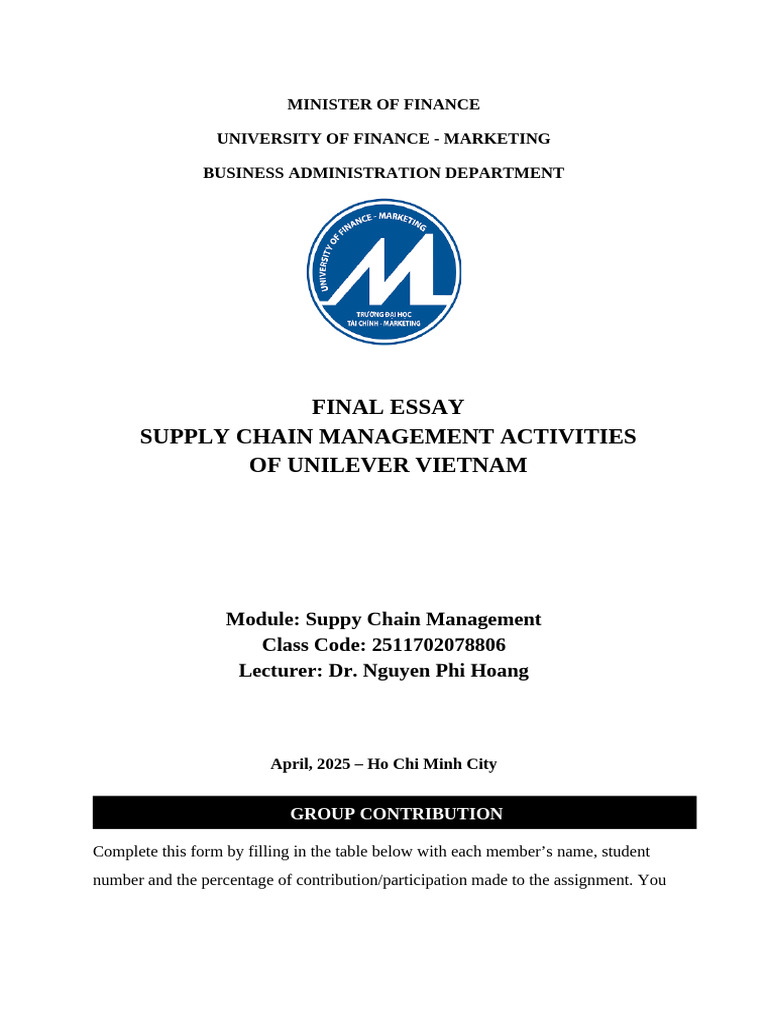 Supply Chain | PDF | Warehouse | Logistics