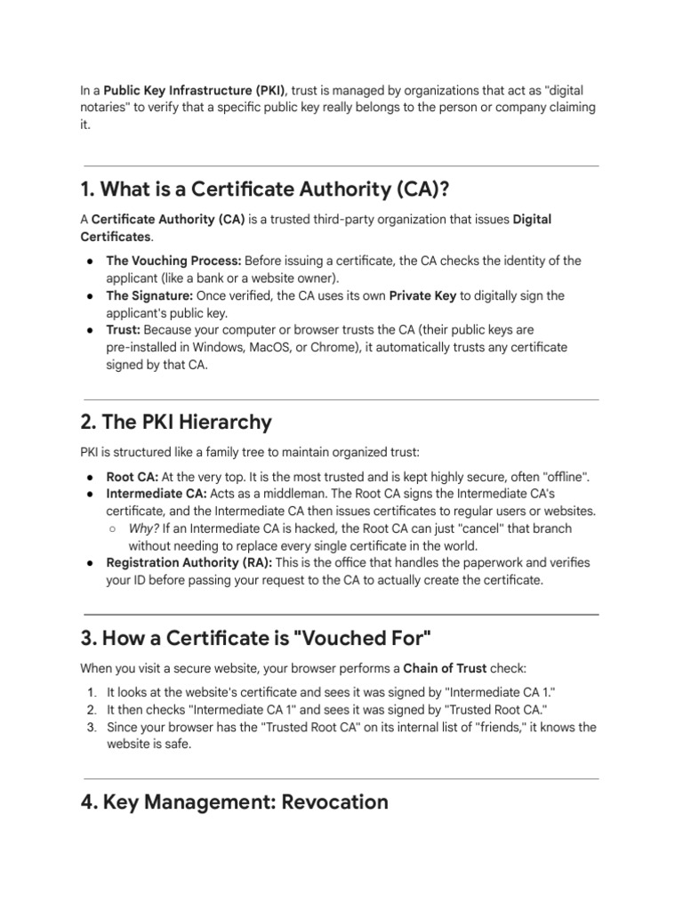 Public Key Infrastructure Explained | PDF | Public Key Certificate ...