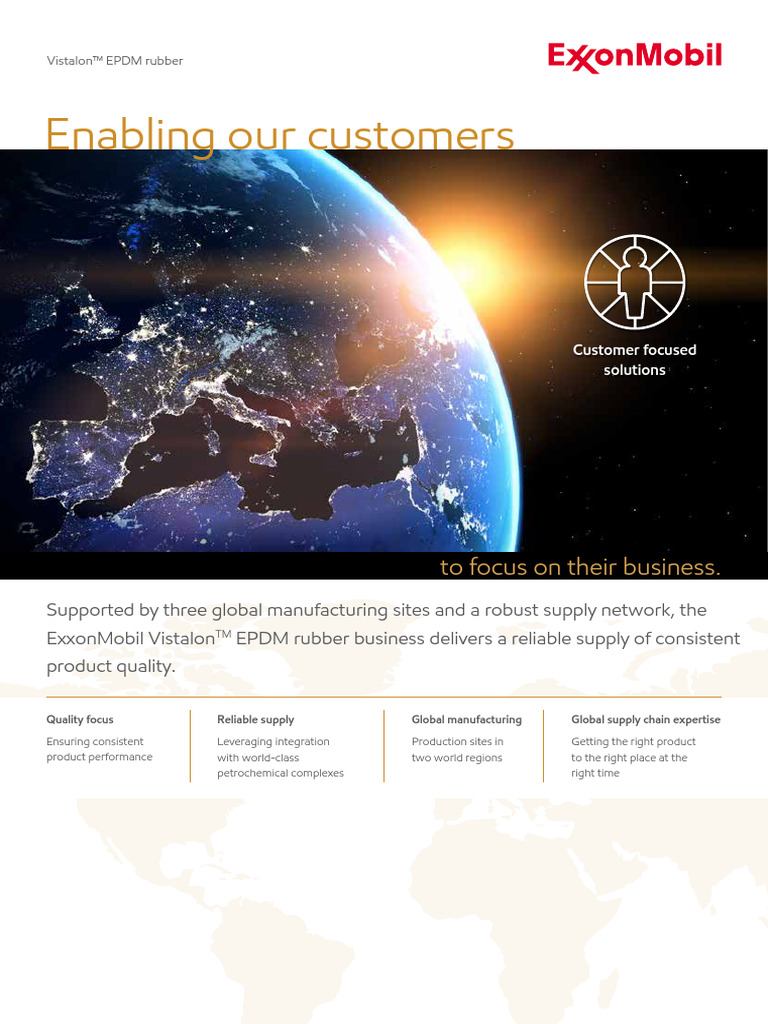 Vistalon Epdm Brand Promising Brochure (1) | PDF | Economies