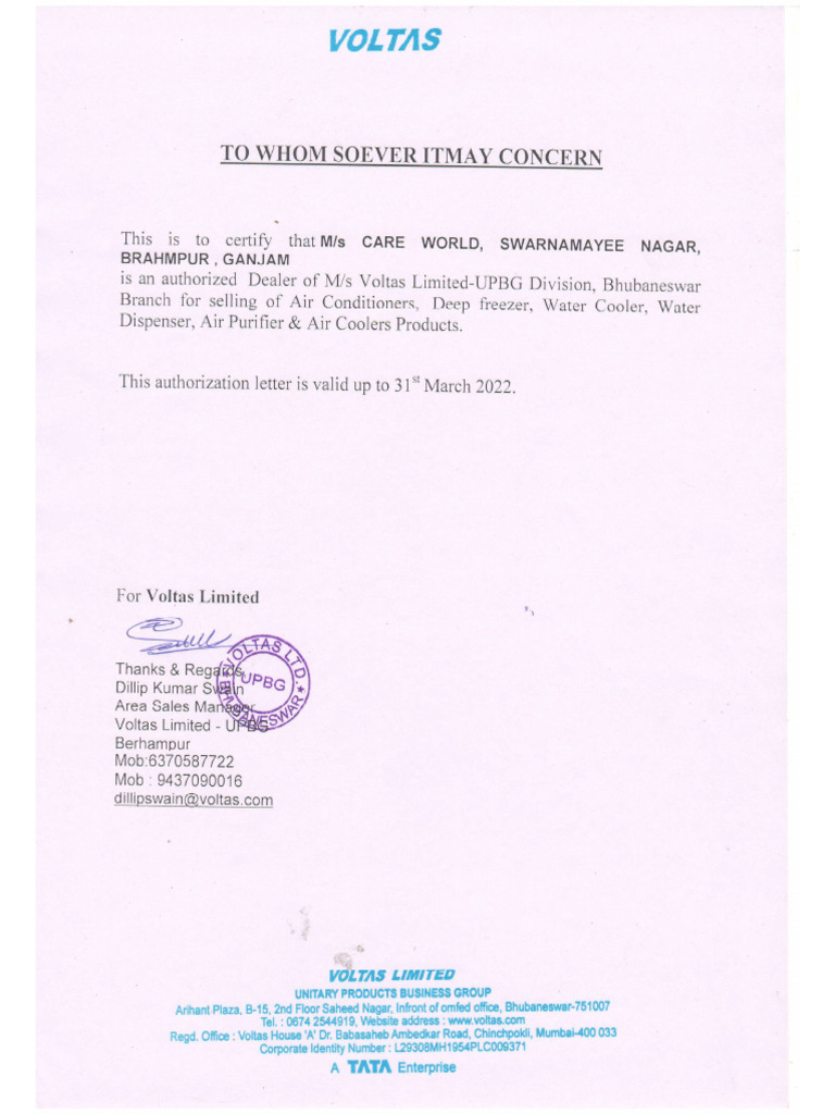 VOLTAS | PDF