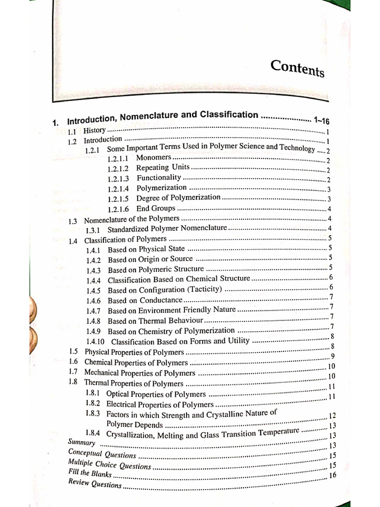 Polymer Science Mgimt | PDF