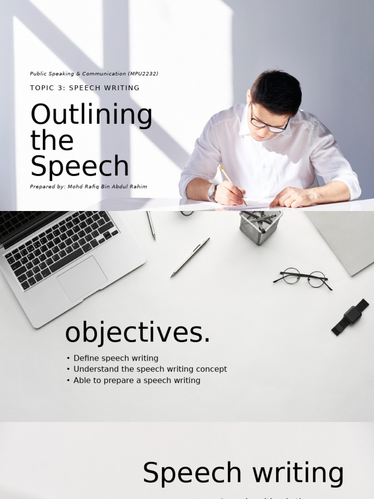 Chap 3 Speech Writing | PDF | Human Communication | Communication