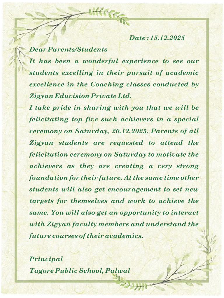 Invitation - Zigyan | PDF