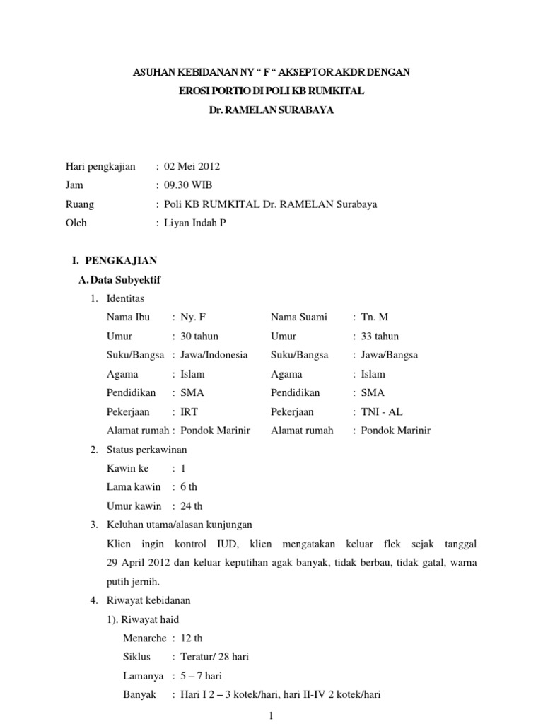 ASkeb DG Erosi Portio | PDF