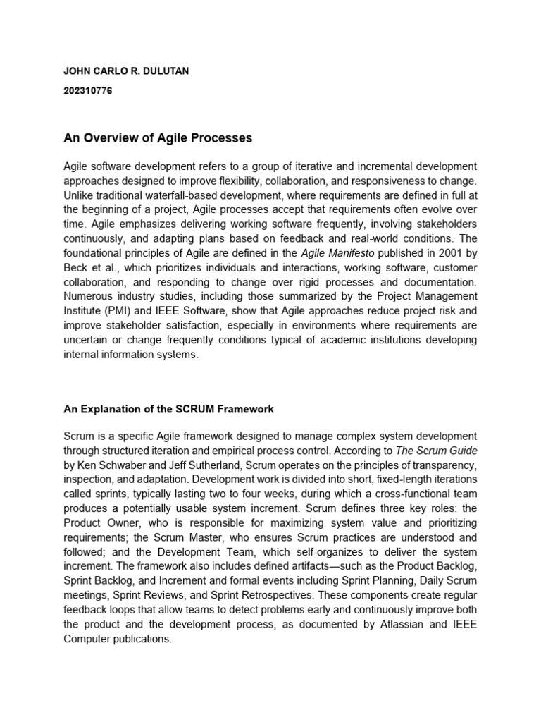 Assignment 2 for Development Models and Principles_DULUTAN | PDF