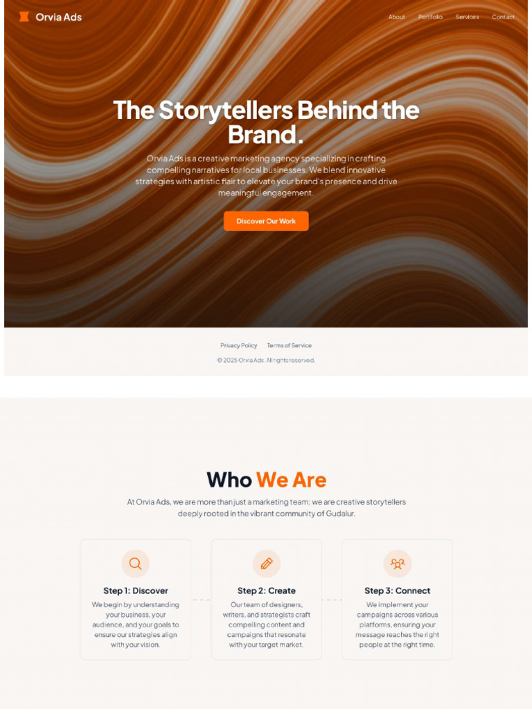 Orvia Webpage Design | PDF