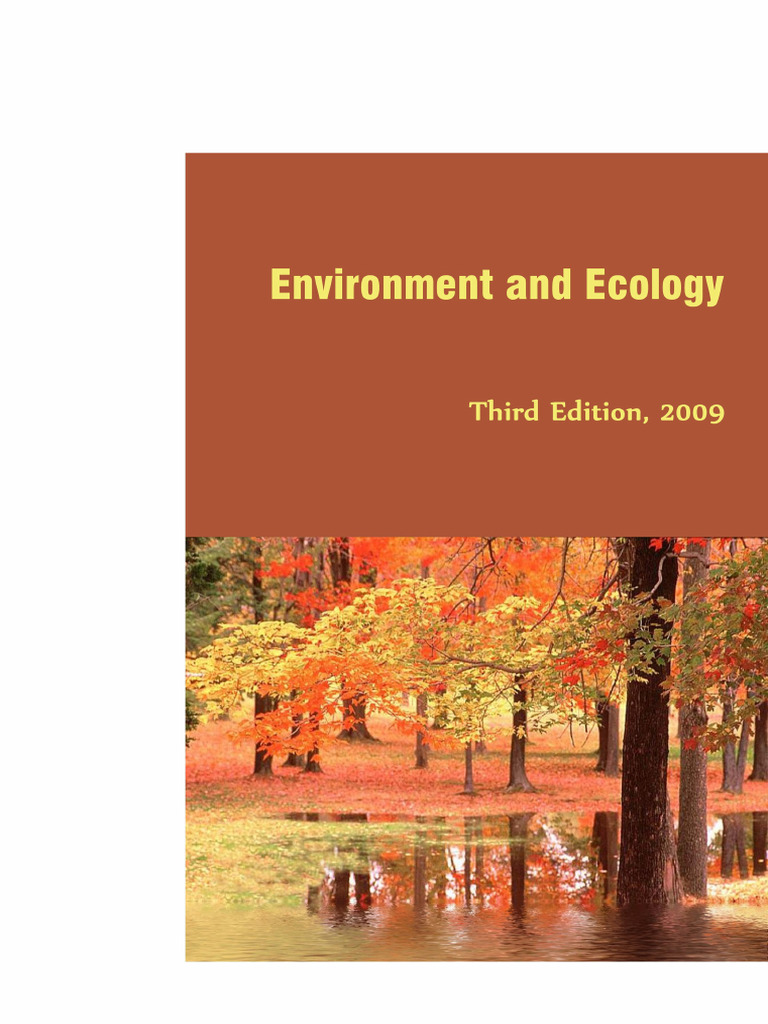 Environment and Ecology 3rd Ed | PDF