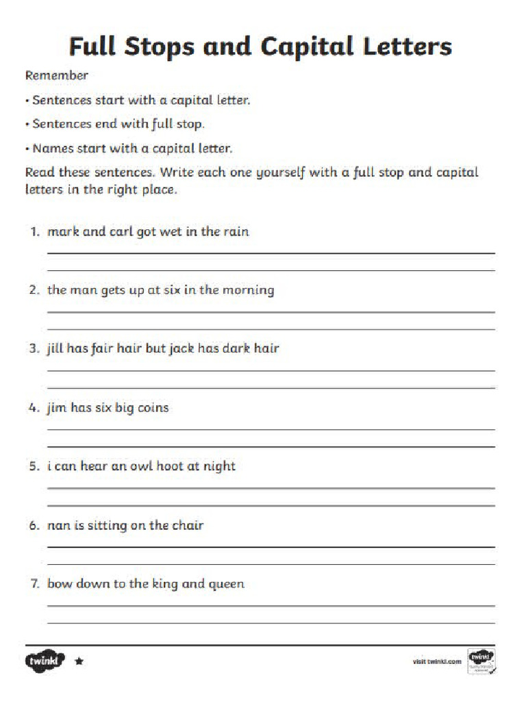 Tahap 1 English Worksheets | PDF