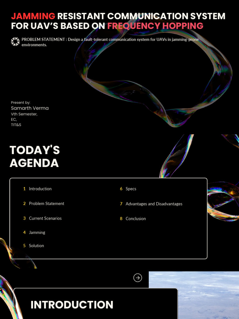 Jamming-Resistant UAV Communication System | PDF | Unmanned Aerial ...