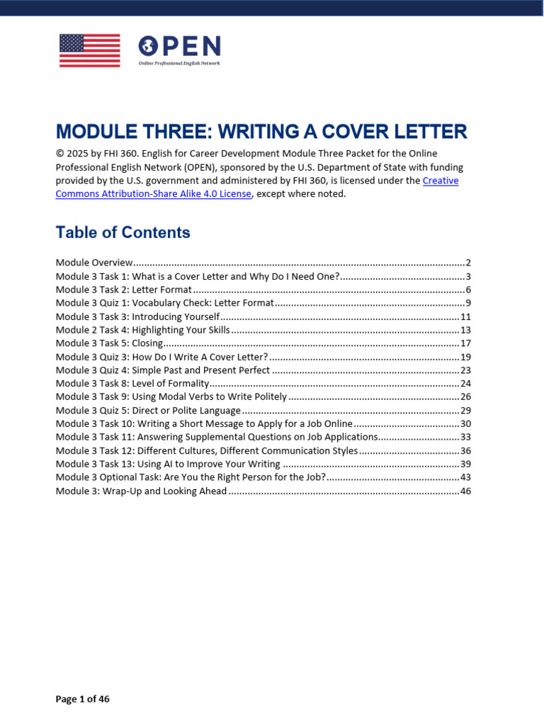 Cover Letter Writing Guide | PDF | Résumé | Perfect (Grammar)