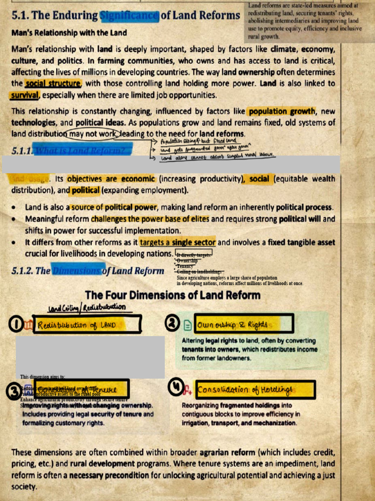Land Reforms and Governance in India | PDF