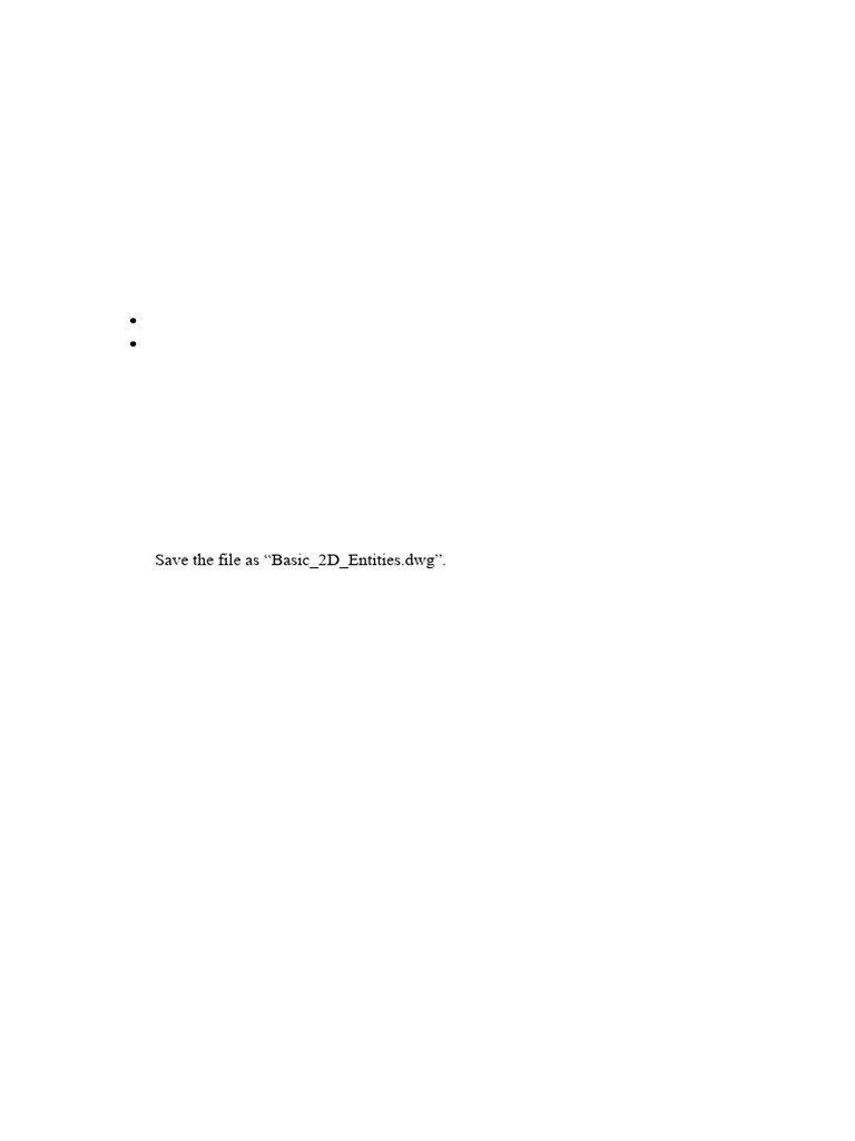 1. Creating Basic 2D Entities Using Coordinate Systems and Drawing Aids ...