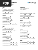 How Excellent Is Your Name Lyrics | PDF