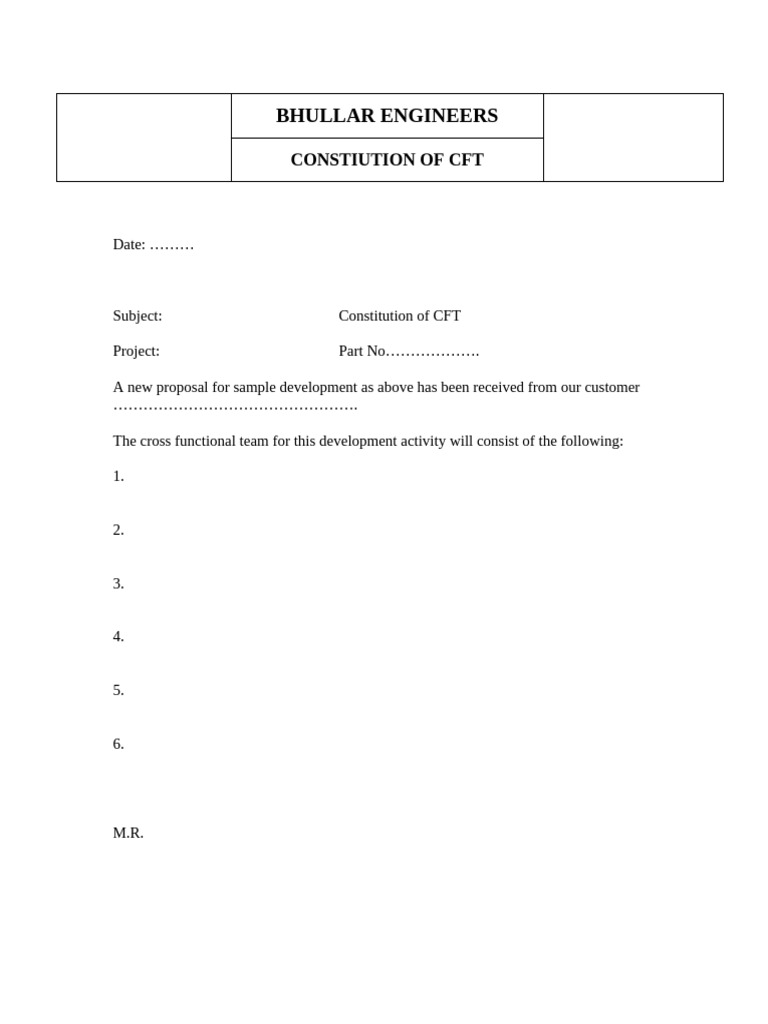 Constiution of Cft | PDF