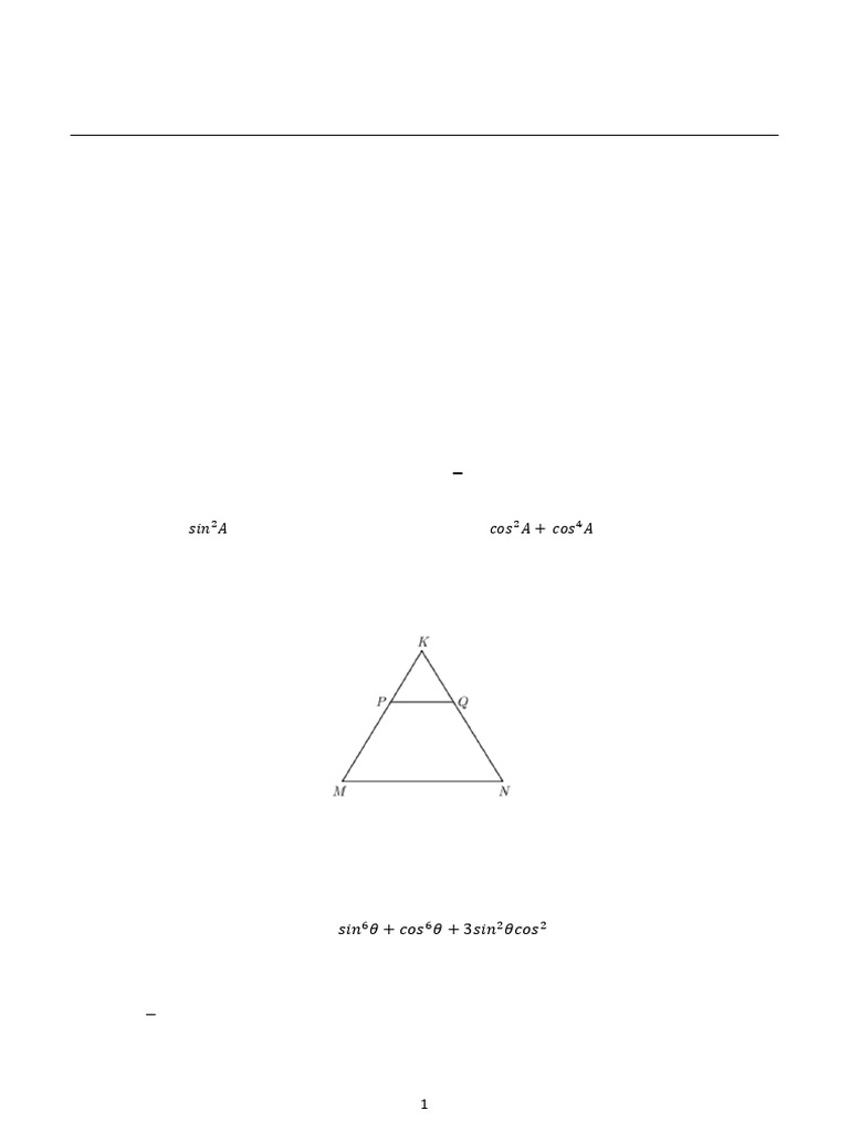 Grade X Revision Worksheet Guide | PDF | Mathematics
