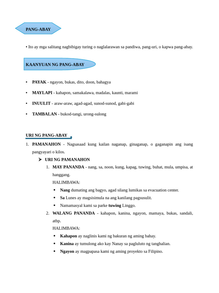 Module Pang Abay | PDF