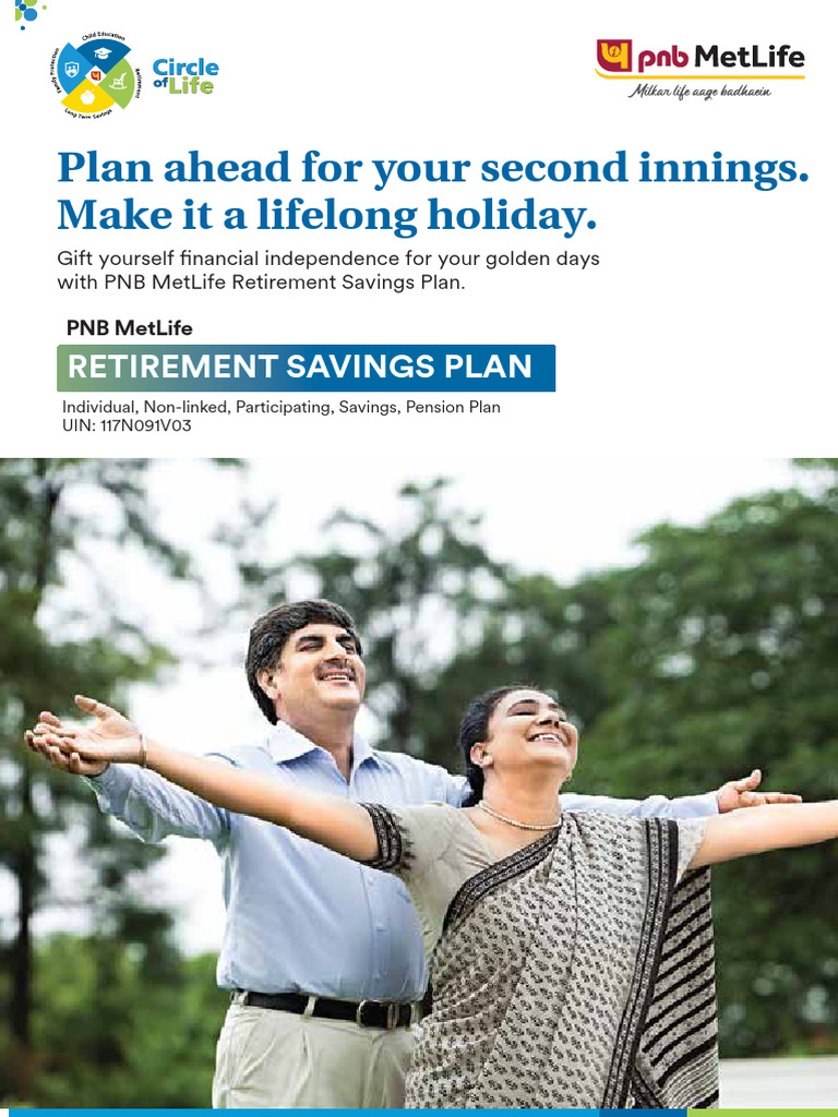 PNB MetLife Retirement Savings Plan | PDF | Insurance | Life Annuity