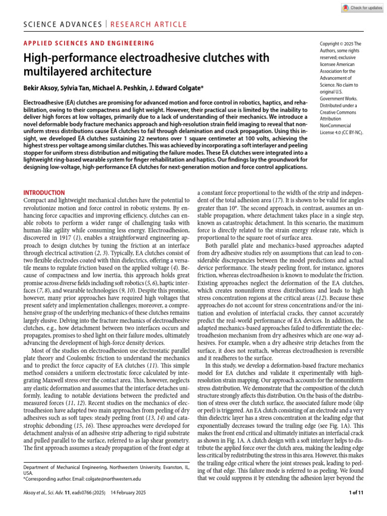 sciadv.ads0766 | PDF | Fracture | Stress (Mechanics)