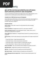 MAP 2.0 AWS Services Overview | PDF | Amazon Web Services | Computing