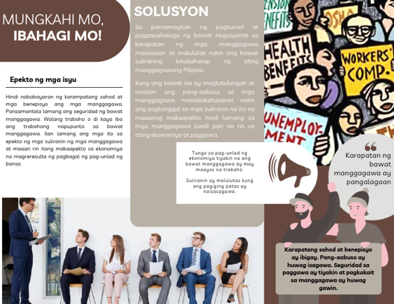 Mungkahi Mo,: Epekto NG Mga Isyu | PDF