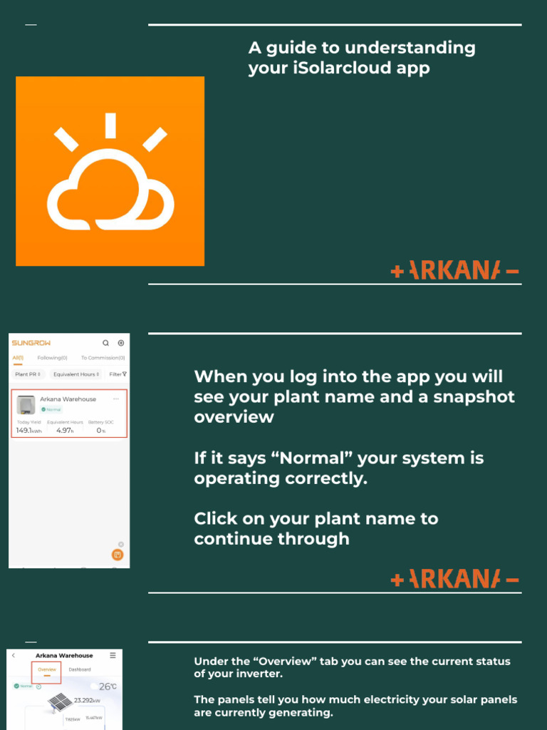 Understanding the ISolarcloud App | PDF | Solar Power | Photovoltaic System