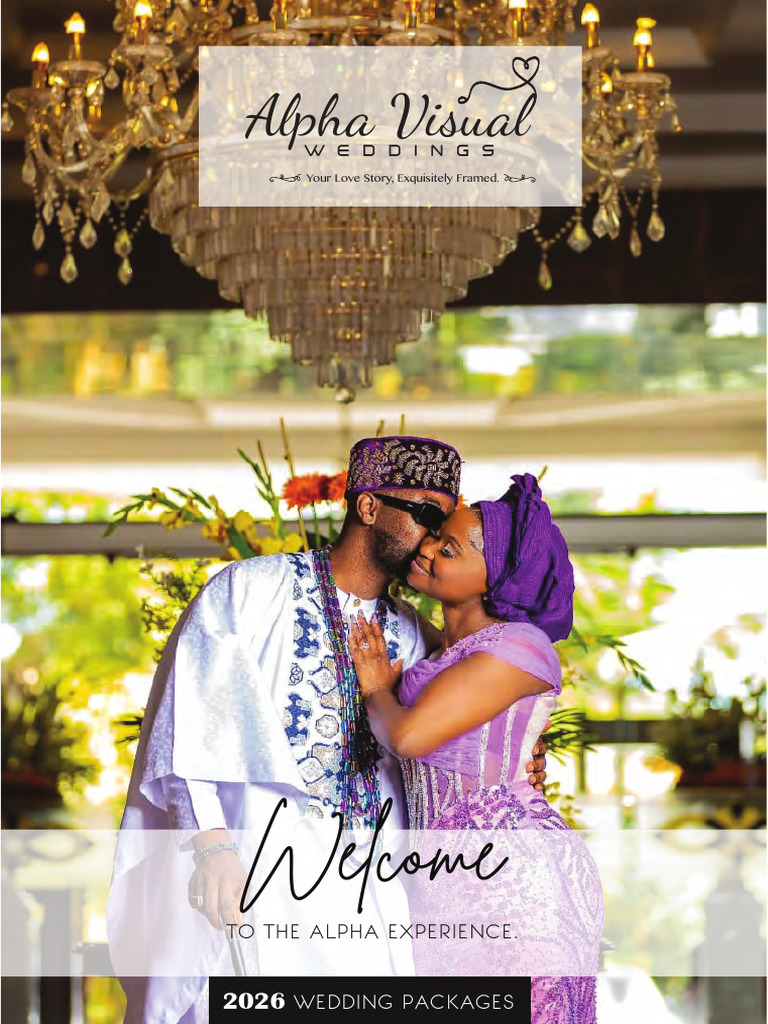 2026 Alpha Visual Wedding Packages | PDF