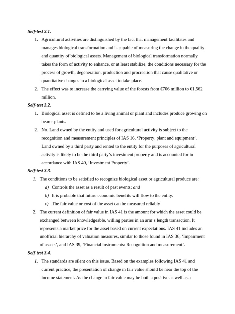 self test ch 3 | PDF | Fair Value | Financial Economics