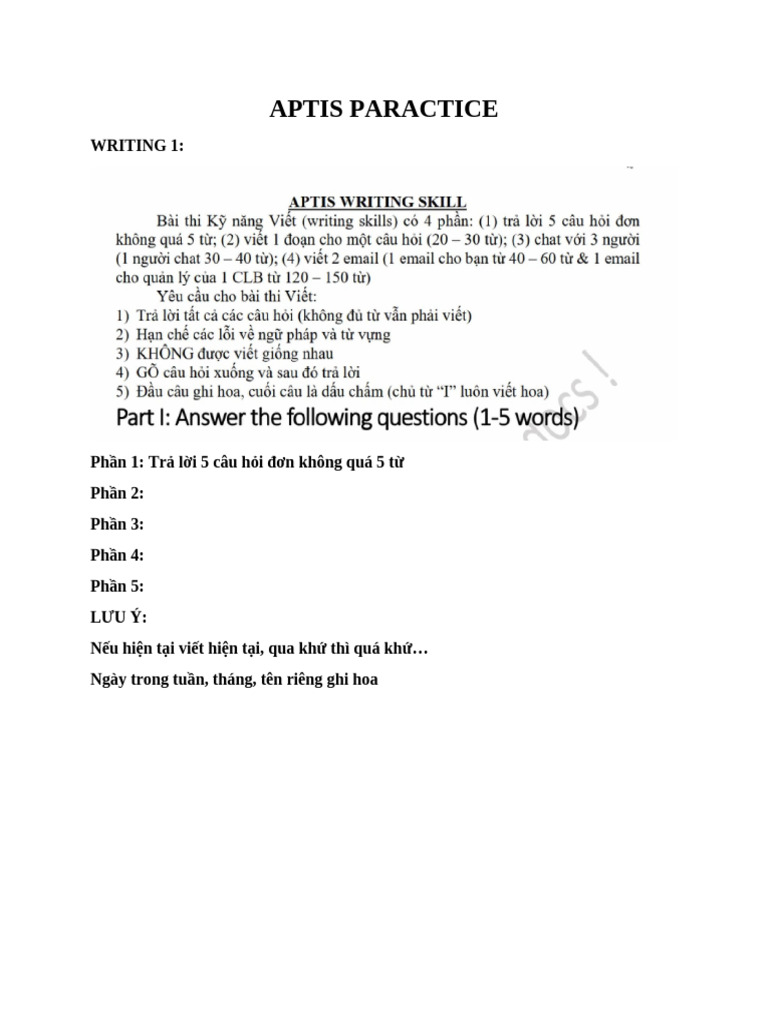 Writing v1 | PDF