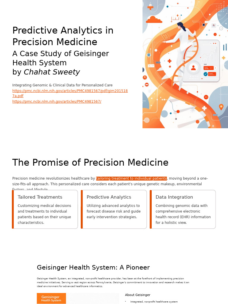 Predictive Analytics in Precision Medicine | PDF | Personalized ...