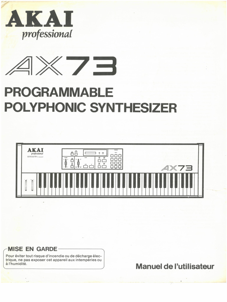 Akai Ax 73 Manuel Fr 480480 | PDF