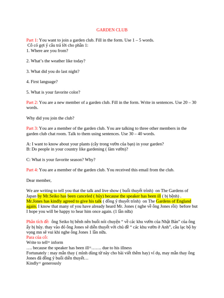 10. Garden Club | PDF