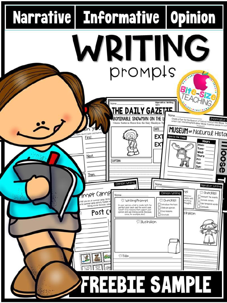 Copy of Writing Prompt FREEBIE Google Slides | PDF