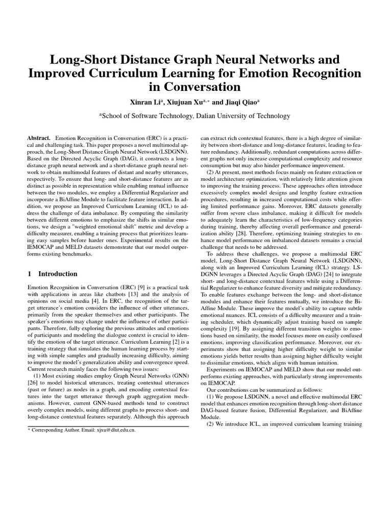 Long-Short Distance Graph Neural Networks and Improved Curriculum ...