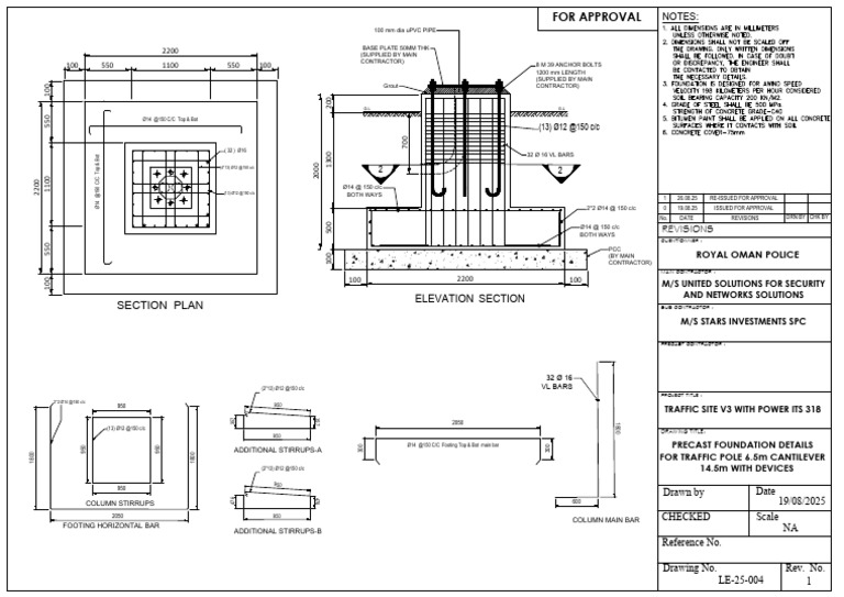 Pole Foundation 14.5m | PDF