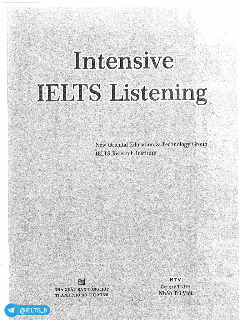 Intensive IELTS Listening @IELTS_8 | PDF