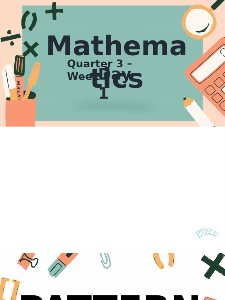 PPT-MATH1-Q3-WEEK8 | PDF