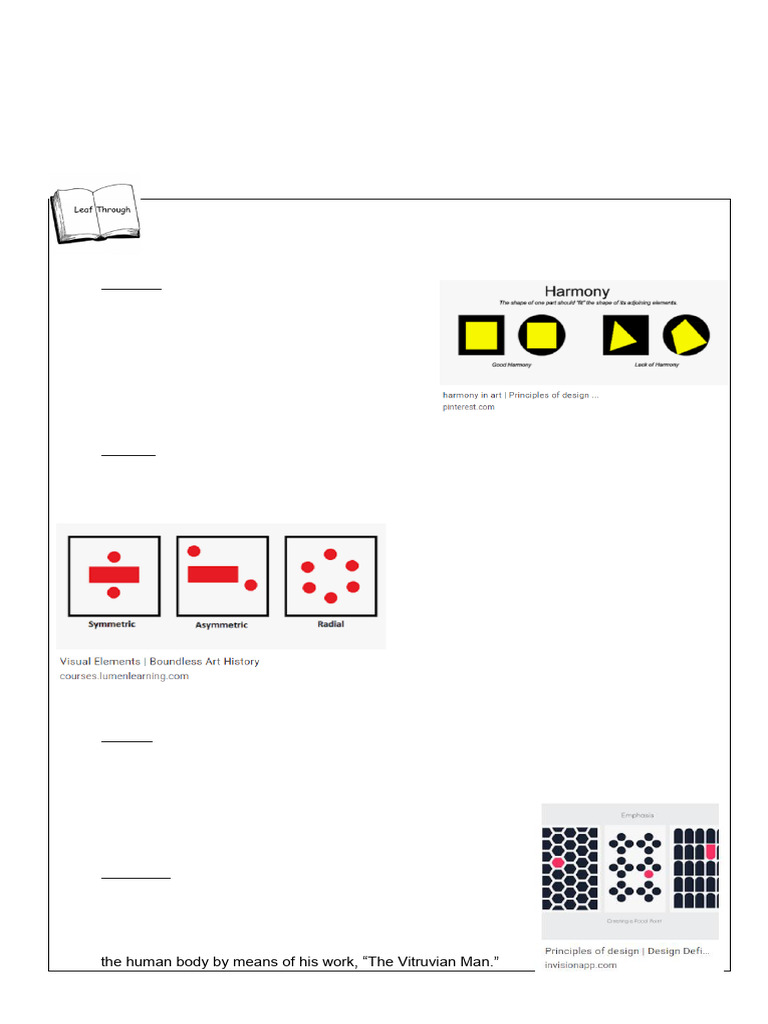 LESSON 3 Contemporary Art Forms Based on Elements and Principles ...