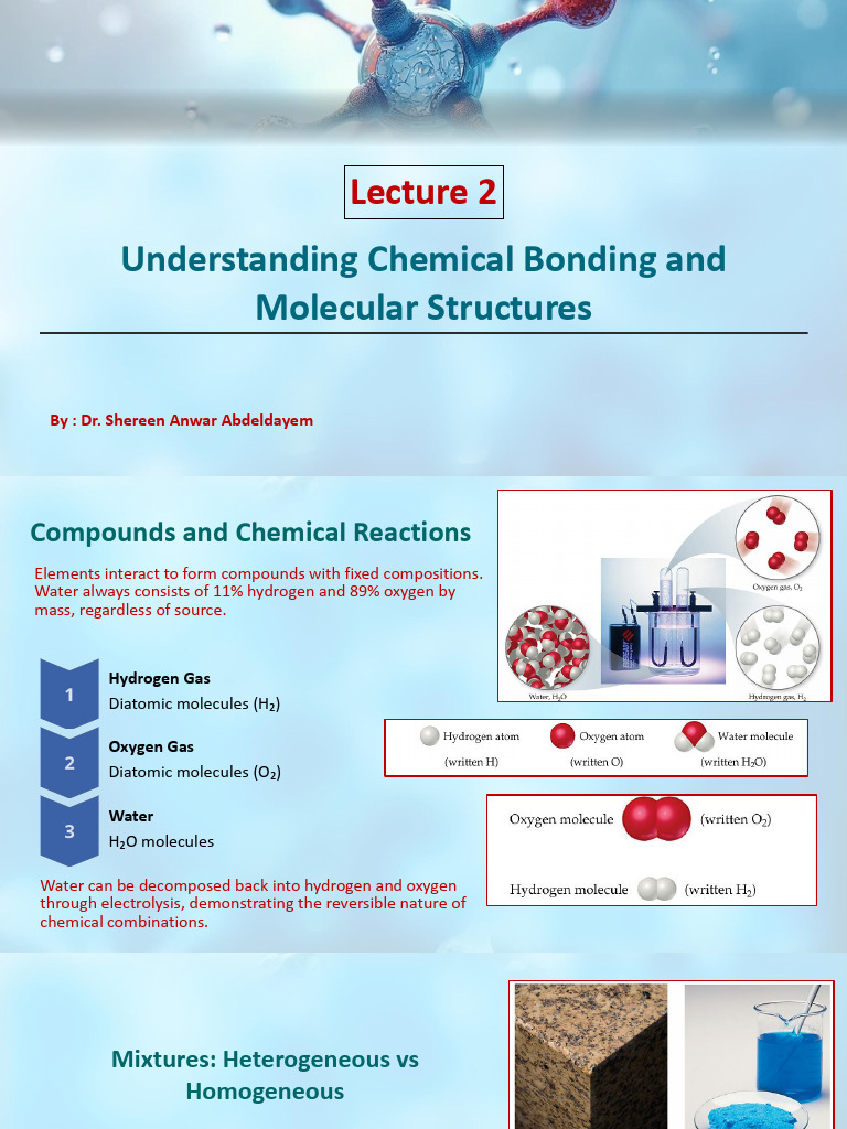 Lecture 2 PI | PDF | Chemical Compounds | Chemical Polarity