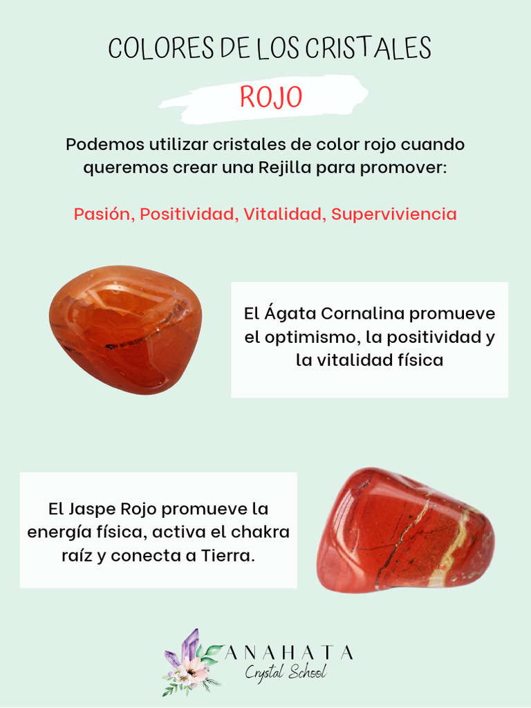 Colores y Propiedades de Cristales | PDF