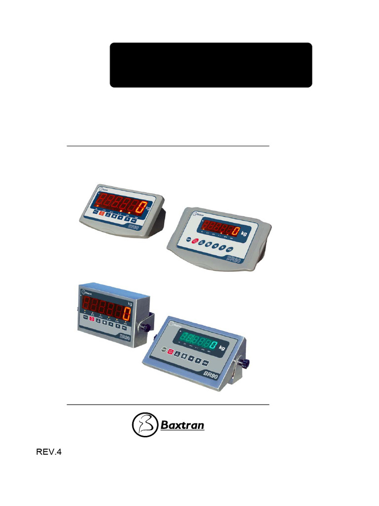 Manual Baxtran Br80 - Br90 | PDF | Electrónica | Datos de computadora