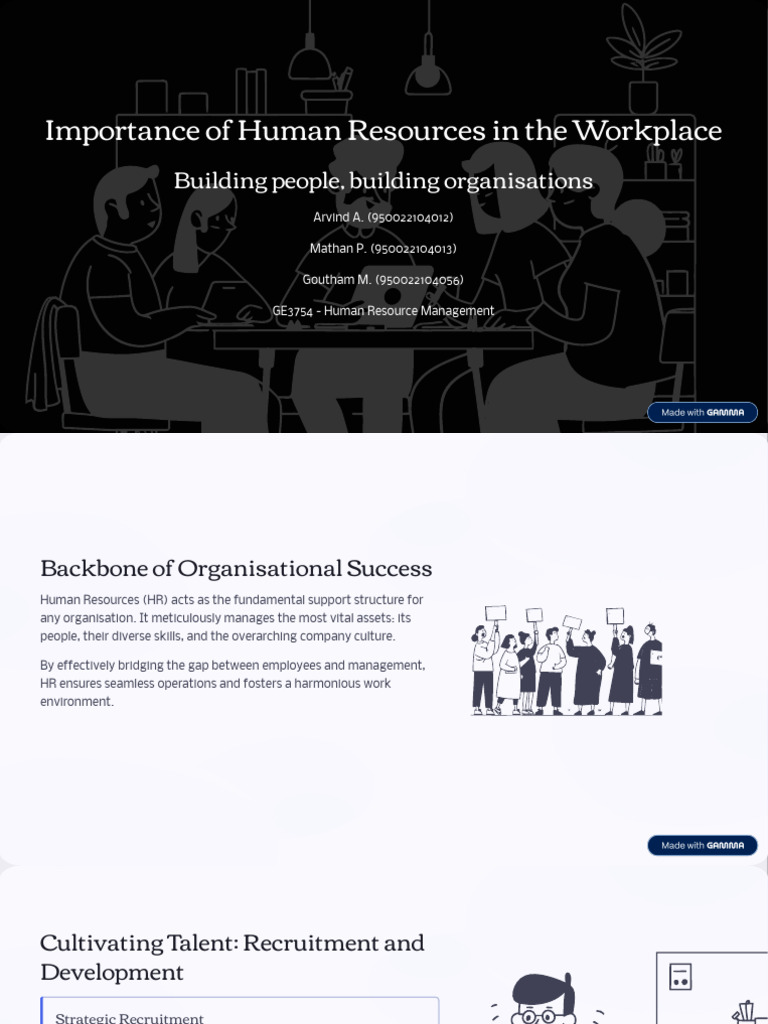 Importance of Human Resources in the Workplace (1) | PDF | Human ...