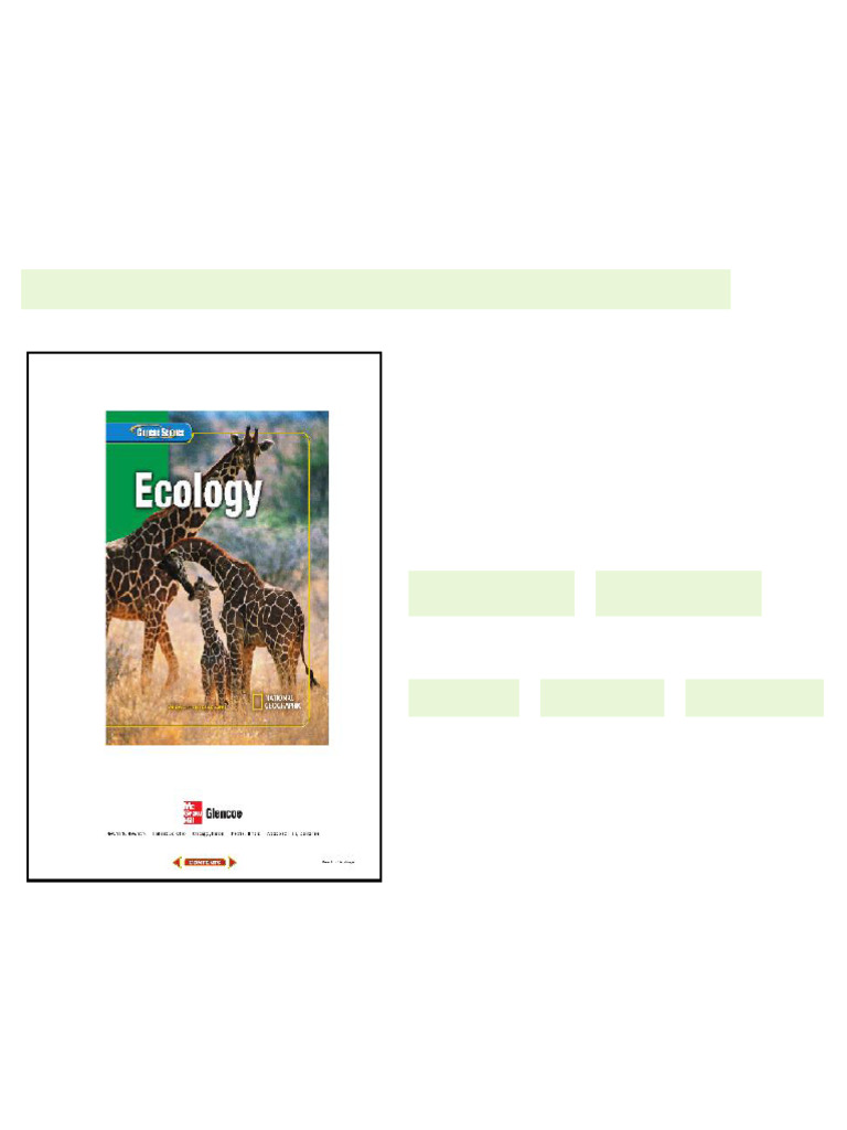 (Ebook) Science Module E Ecology by Glencoe McGraw-Hill ISBN ...