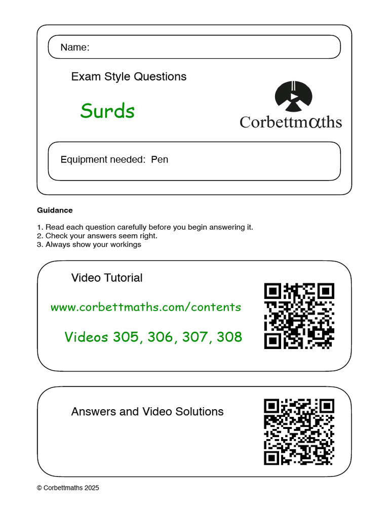 Surds-PQ | PDF | Chess Theory | Chess