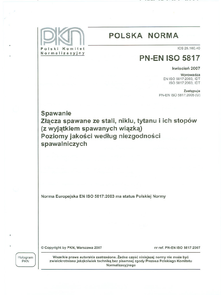 ISO 5817 | PDF