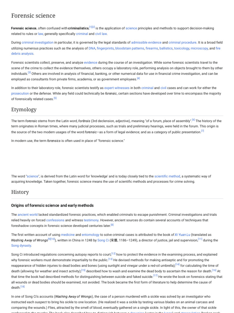 Understanding Forensic Science Basics | PDF | Forensic Science ...