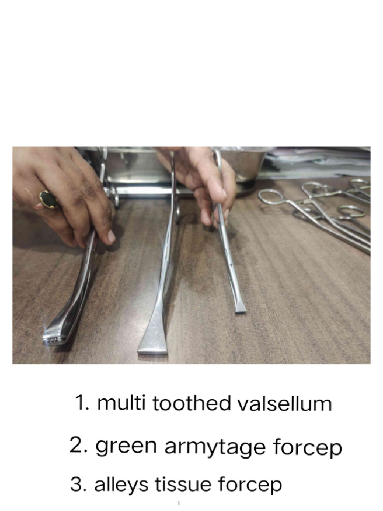 gynae instrument names | PDF