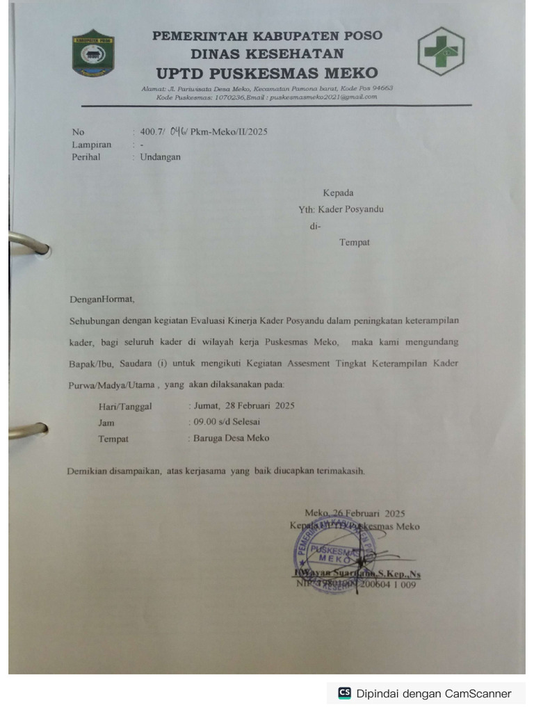 Pemberdayaan Kerja Kader TW1 | PDF