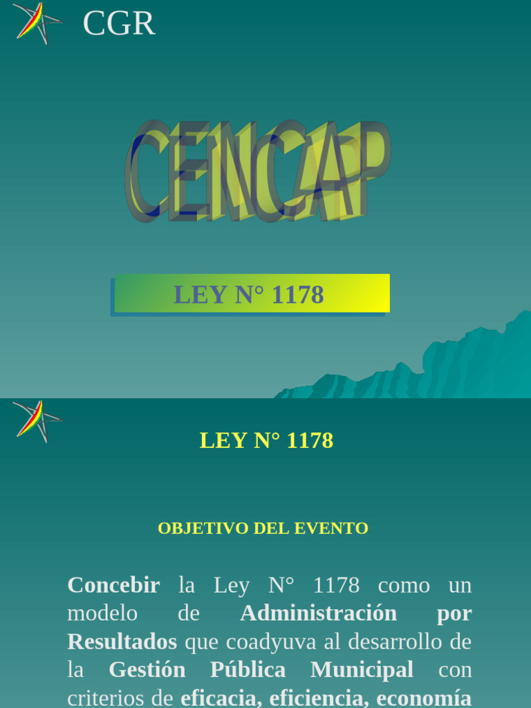 Ley Safco 1178 Resumido | PDF | Administración Pública | Gobierno