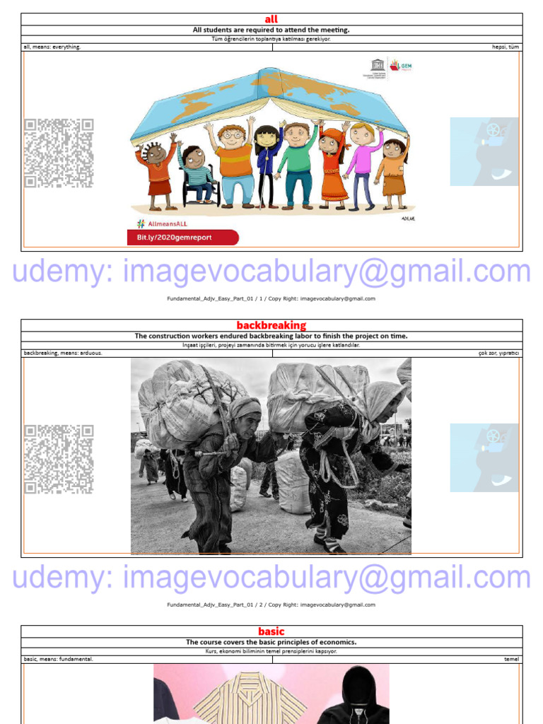 1 - Fundamental Adjv Easy Part 01 Wmx - PRİNT | PDF